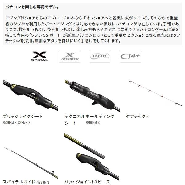 シマノ（SHIMANO） （25年10月新商品） 25 ソアレ SS ボート S68M-S