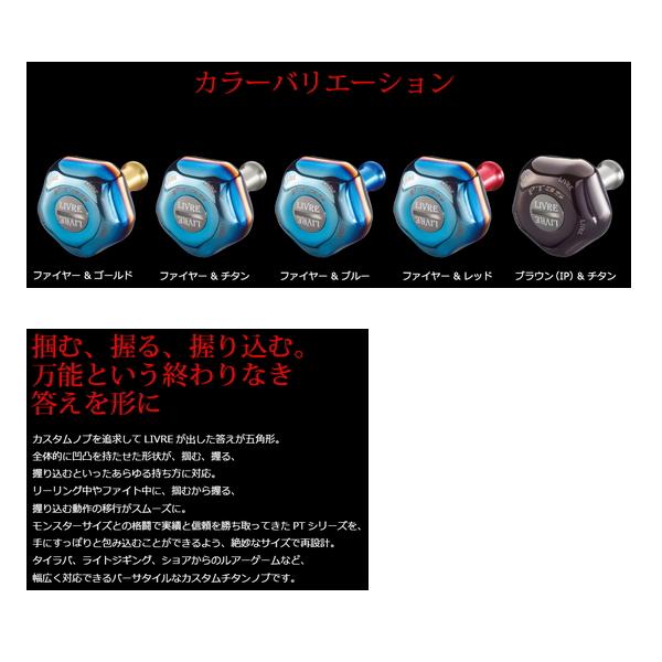 22年4月新商品） リブレ ピーティー 35 PT35BL-1 ノブ単体 1個