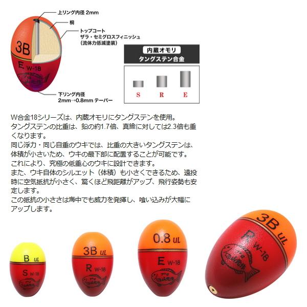 ≪'20年10月新商品！≫ 山元工房 プロ山元ウキ W合金18 アンダーロック E(遠投タイプ) オレンジ G2 : 釣具館 釣華(ちょうか)Yahoo!店 - 通販 - Yahoo!ショッピング