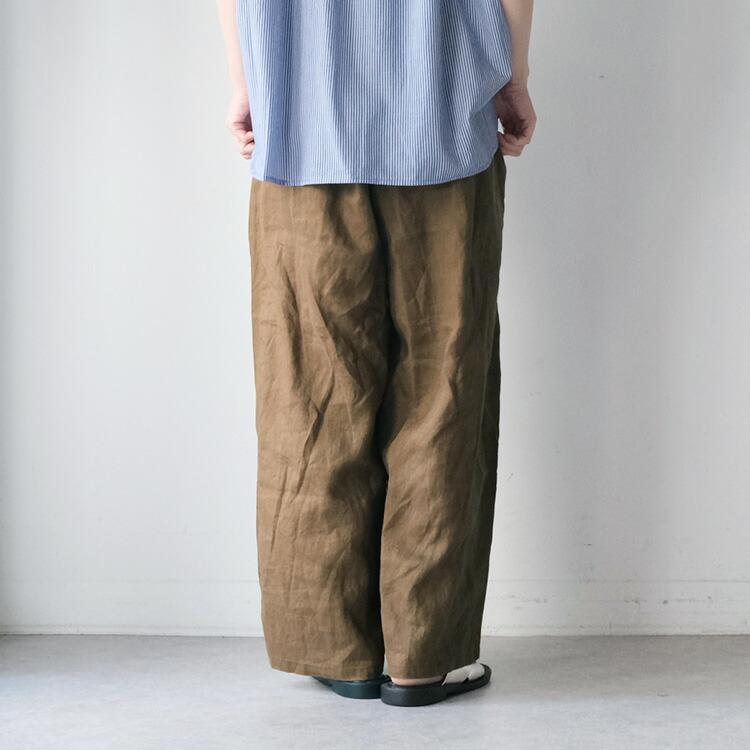 ドゥーブルー doux bleu リネンタック ワイドイージーパンツ 2525-057 (2025SS 春夏) : Chouquette Yahoo!ショップ - 通販 - Yahoo!ショッピング