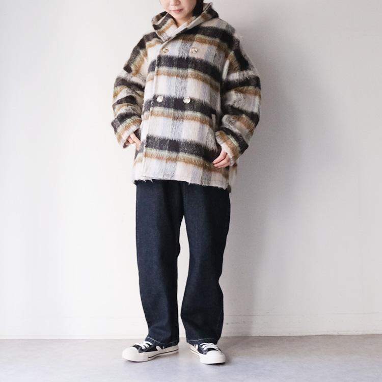 IMBOTEX」社中わた使用 リアクティブ デニムジャケット サステナブル