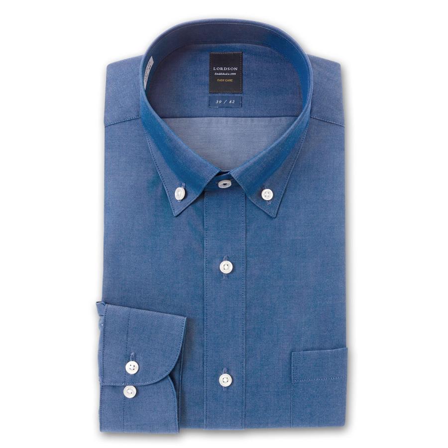 LORDSON 長袖 ワイシャツ メンズ 春夏秋冬 形態安定加工 ショート