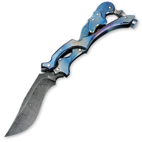 【C365 中山英俊 ナイフ スタンダードシリーズ】ナイフ/エックスフォルダー/ダマスカス【送料無料】 :C365-KF-XFD:CHRONO.Yahoo!店 - 通販 - Yahoo!ショッピング