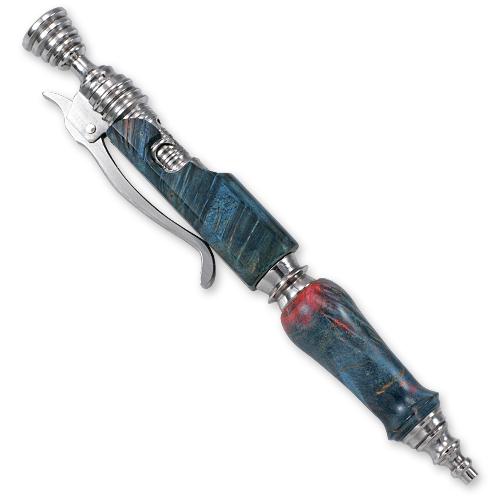 【C365 中山英俊 ボールペン リフィニッシュシリーズ】ボルトアクションボールペン/ブルーマーブル/メタルポリッシュw/クリップ【送料無料】 :R-WMP-BMC:CHRONO.Yahoo ...