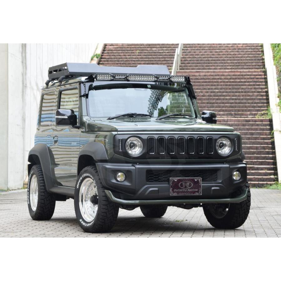 ジムニーシエラ JB74 フロントフラップスポイラー GLANZ Butterfly System/バタフライシステム : クロノコーポレーション ヤフー店 - 通販 - Yahoo!ショッピング