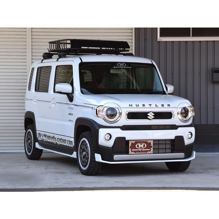 ハスラー MR52S MR92S フロントフラップスポイラー 塗装済 GLANZ Butterfly System/バタフライシステム : 1190100 : クロノコーポレーション ヤフー店 ...