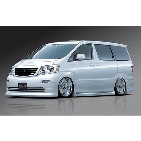 KENSTYLE アルファード ANH/MNH・10W/15W MC前 サイドスカート 塗装済 EIK ケンスタイル : クロノコーポレーション ヤフー店 - 通販 - Yahoo!ショッピング