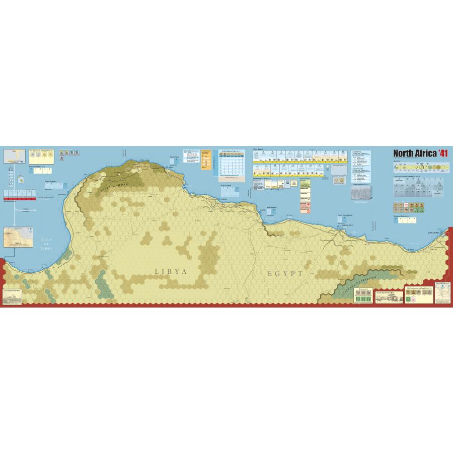 GMT: North Africa '41 Mounted Maps : クロノノーツゲーム - 通販 - Yahoo!ショッピング