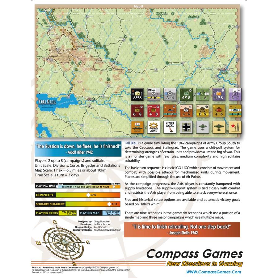 ＊和訳有＊ Compass: Fall Blau: Army Group South, June to December 1942 : クロノノーツゲーム - 通販 - Yahoo!ショッピング