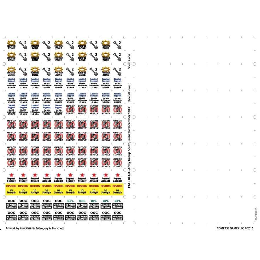 ＊和訳有＊ Compass: Fall Blau: Army Group South, June to December 1942 : 36-1030 : クロノノーツゲーム - 通販 ...