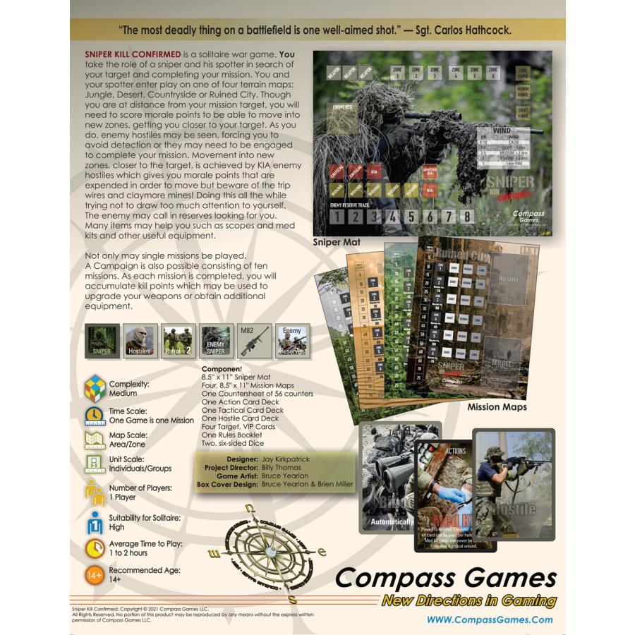 Compass: Sniper Kill Confirmed : クロノノーツゲーム - 通販 - Yahoo!ショッピング