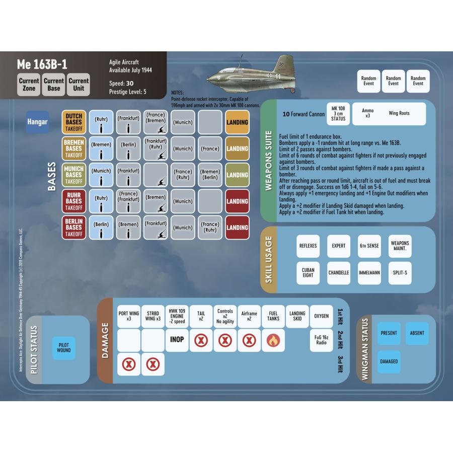 Compass: Interceptor Ace, Volume 2: Last Days of the Luftwaffe, 1944-1945 : クロノノーツゲーム - 通販 ...