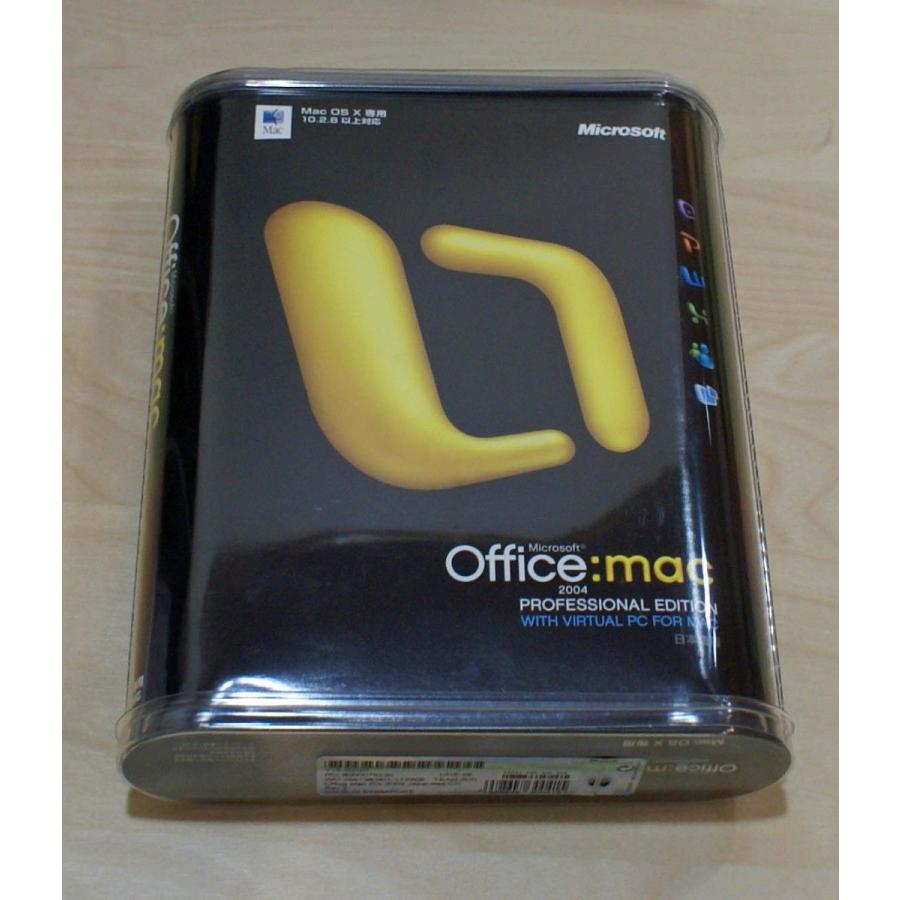 マイクロソフト （中古）Microsoft Office 2004 for Mac Professional Edition With ...