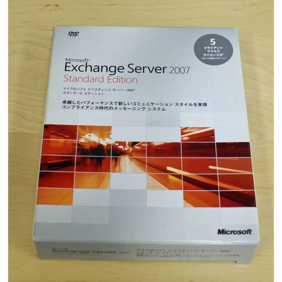 マイクロソフト （中古）Microsoft Exchange Server 2007 Standard Edition 日本語版 5 ...