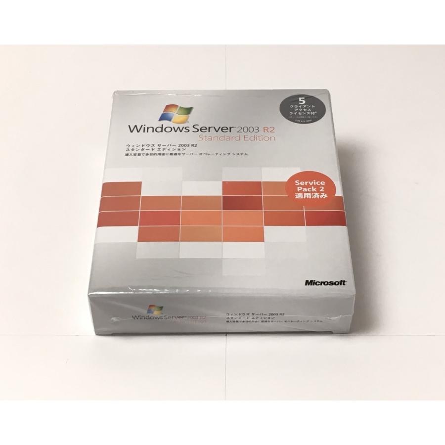 マイクロソフト （中古）Microsoft Windows Server 2003 R2 w/SP2 Standard Edition 5 ...
