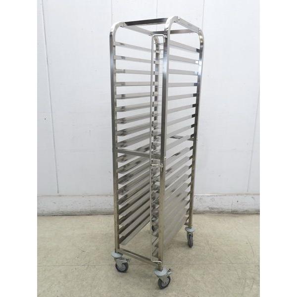 H066 キプロスター ステンレス製ラックカート キャスター付(18段) ホテルパン用 ベーカリー 栃木 宇都宮 中古 業務用 厨房機器 : h066 : アールツー厨房機器ヤフー店 - 通販 ...