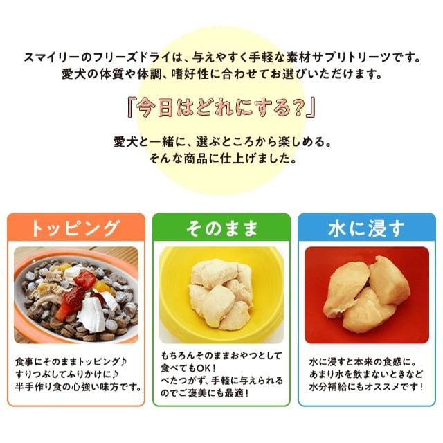 smiley スマイリー フリーズドライ 鮭 34g 犬用おやつ ドッグフード トッピング : ANZUDOG あんずドッグ - 通販 - Yahoo!ショッピング