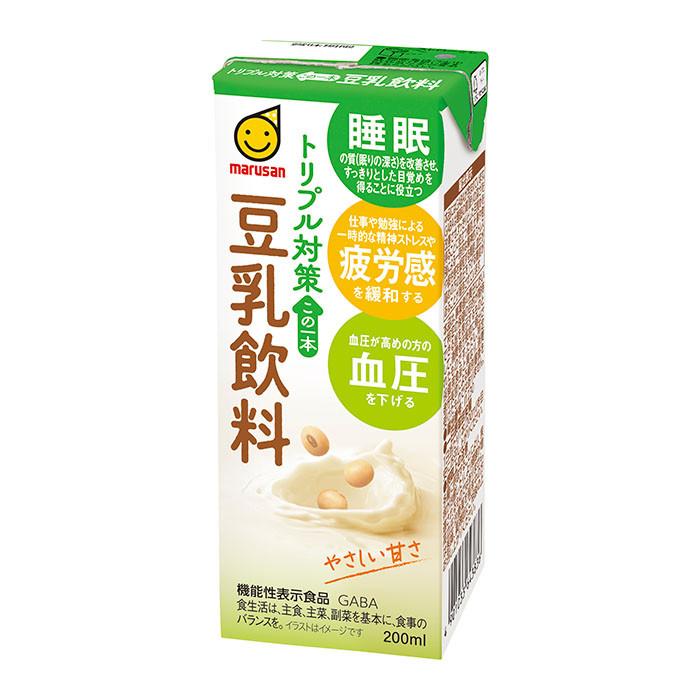 マルサンアイ トリプル対策 この一本 豆乳飲料 200ml 24本 : 健康屋Yahoo!店 - 通販 - Yahoo!ショッピング
