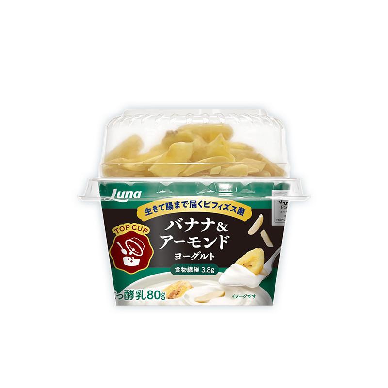 日本ルナ TOPCUP バナナ＆アーモンド ヨーグルト 80g+20g 6個 : 036362p6 : 健康屋Yahoo!店 - 通販 - Yahoo!ショッピング