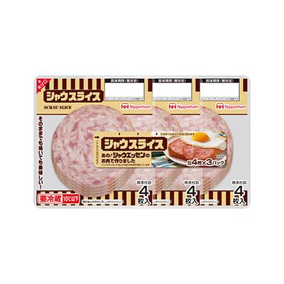 シャウエッセン 日本ハム シャウスライス(3パック)111g 12束 : 健康屋Yahoo!店 - 通販 - Yahoo!ショッピング