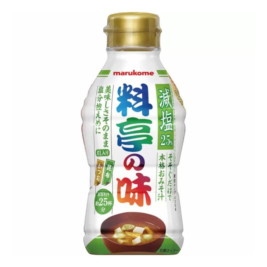 マルコメ 液みそ 料亭の味 減塩 430g 12本 : 健康屋Yahoo!店 - 通販 - Yahoo!ショッピング