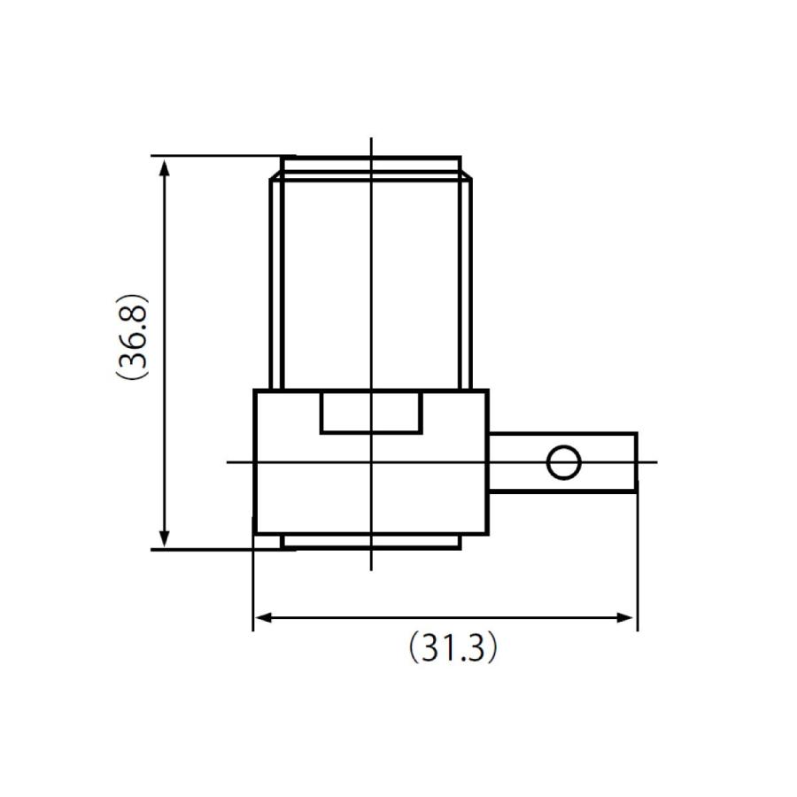 M-1.5DL(P) 丸 車載用MJ-L型コネクター ジャック モービル基台1.5D-2V用 処理Ni : 中部特機産業ヤフー店 - 通販 - Yahoo!ショッピング