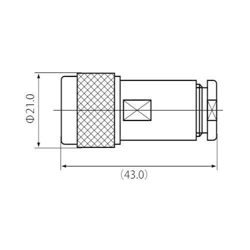 NP-5DSF NP型同軸コネクター（処理Ni） : 中部特機産業ヤフー店 - 通販 - Yahoo!ショッピング