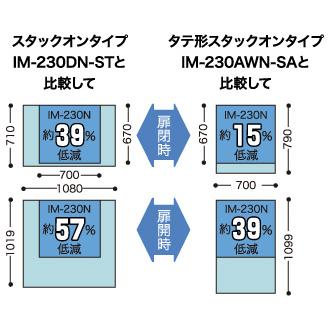 ホシザキ IM-230N 全自動製氷機 キューブアイスメーカー 大形バーチカルタイプ : 厨房センターヤフー店 - 通販 - Yahoo!ショッピング