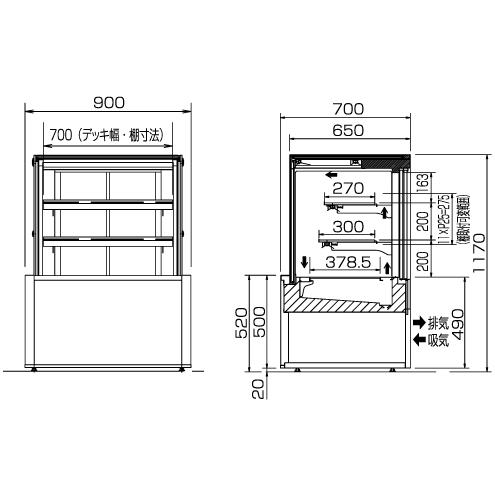 Panasonic SRM-HG32 パナソニック 冷蔵ショーケース スイーツ・デリケース ユーティリティータイプ : 厨房センターヤフー店 - 通販 - Yahoo!ショッピング