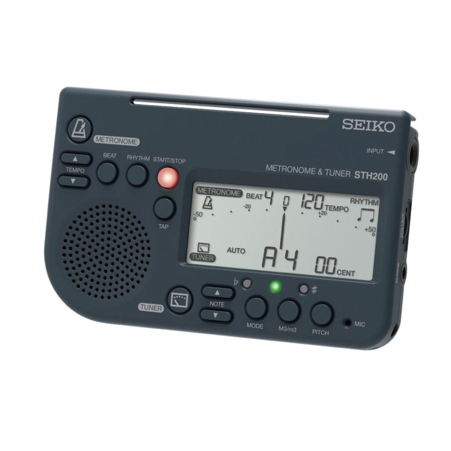 セイコー チューナーメトロノーム チューナー 吹奏楽 STH200B 管楽器 弦楽器 ブラスバンド オーケストラ SEIKO :142162:chuya-online チューヤオンライン ...