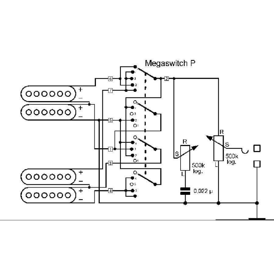 シャーラー ギター スイッチ Mega Switch P-5Way for PRS メガスイッチ SCHALLER : chuya ...