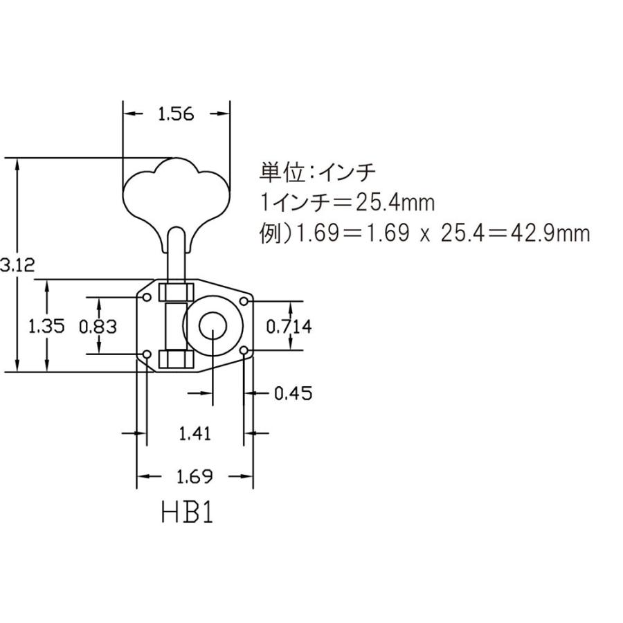 HIPSHOT HB-1BL 4L ベース用ペグ : chuya-online チューヤオンライン - 通販 - Yahoo!ショッピング