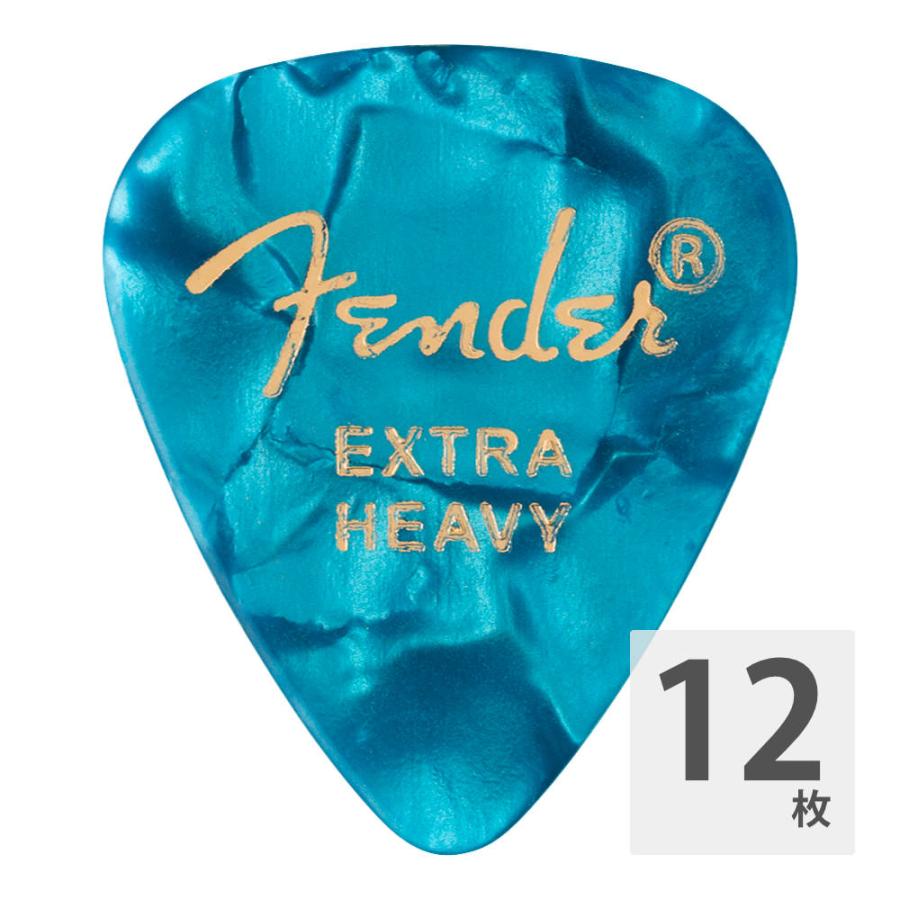 Fender フェンダー ギターピック 12枚 セット エクストラヘビー 351 Shape Premium Picks Extra ...