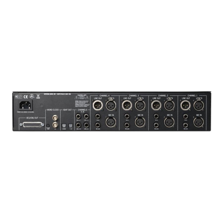 Universal Audio 4-710d Four-Channel Tone-Blending Mic Preamp マイクプリアンプ : chuya-online チューヤオンライン ...