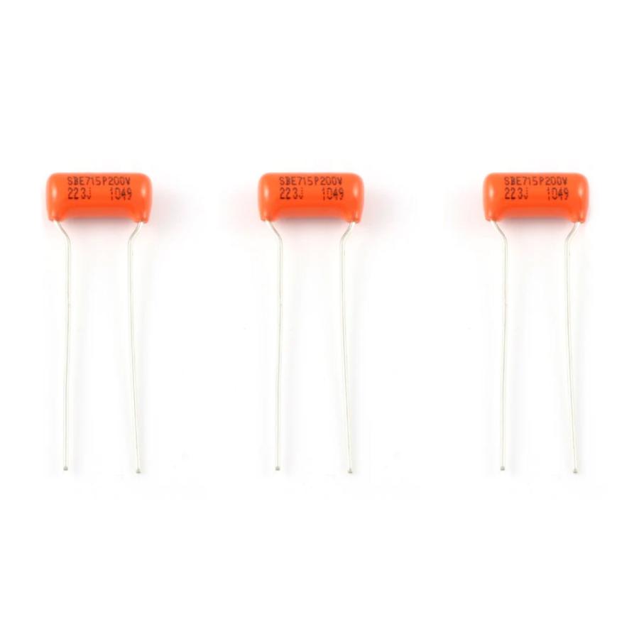 ALLPARTS オールパーツ EP-4382-000 .022 MFD Orange Drop Capacitors (Qty 3) コンデンサー 3個セット : 213522 ...