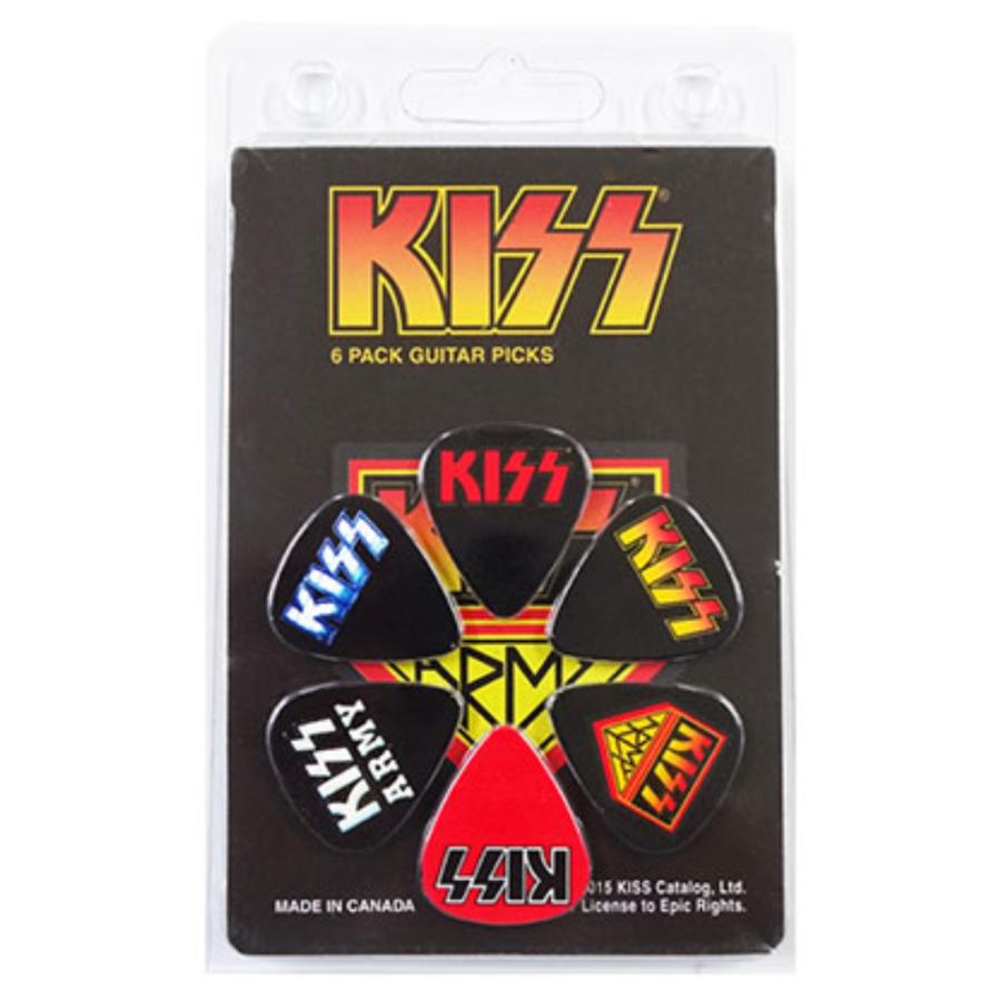 Perri’s ペリーズ LP-KISS2 KISS 6PICKS Guitar Pick ギターピックセット : chuya-online ...