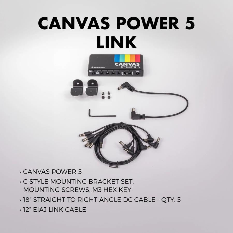 WALRUS AUDIO ウォルラスオーディオ WAL-CANV/PWR5L Canvas Power 5 パワーサプライ リンクケーブル付属 : chuya-online チューヤオンライン ...