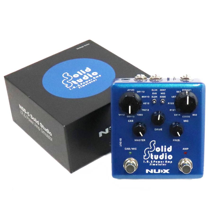【中古】 パワーアンプシミュレーター エフェクター NUX NSS-5 Solid Studio I.R.&Power Amp simulator ギターエフェクター : chuya ...
