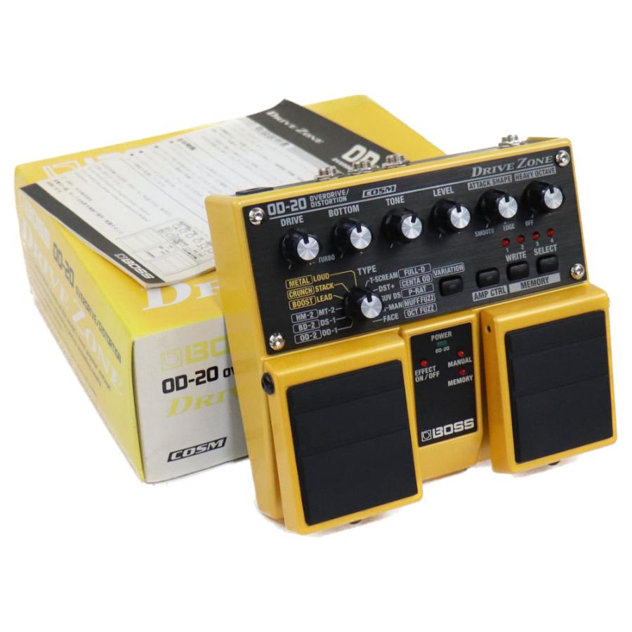 BOSS（楽器、器材） 【中古】 オーバードライブ ディストーション BOSS OD-20 OverDrive Distortion ...