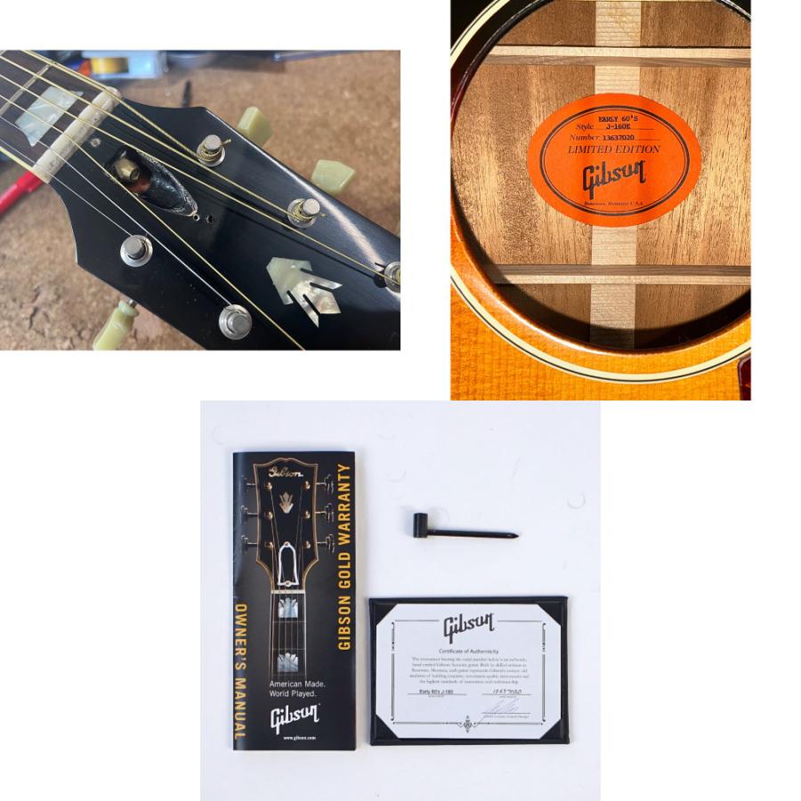Gibson 【中古】 アコースティックギター Custom Shop Early 60's J-160E VOS Limited Edition 2018年製 エレアコ : chuya ...