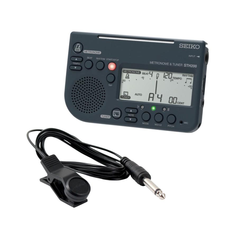 セイコー チューナーメトロノーム チューナー 吹奏楽 マイク付き STH200B FA-01 管楽器 弦楽器 ブラスバンド オーケストラ SEIKO : chuya-online チューヤ ...