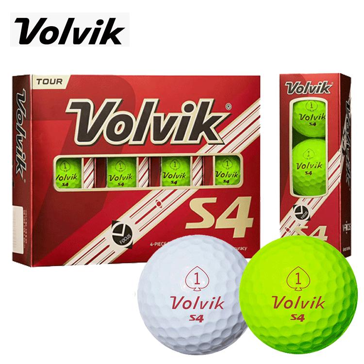 Volvik S4 1ダース（12球）【VOLVIK】【ボルビック】【S4】【TOUR】【ツアーボール】【ゴルフボール】 : Cielblu ...