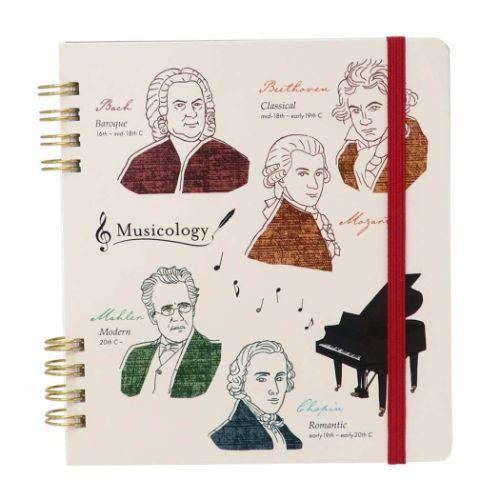 リングノート STUDY HOLIC スクエア 音楽学 Green Flash : おもしろマニアックグッズの通販店 ブライ開新堂 - 通販 - Yahoo!ショッピング