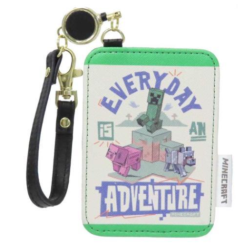 マインクラフト 定期入れ リール付きパスケース グリーン Minecraft ケイカンパニー :kc-mct-rt2-gr:おもしろマニアックグッズの通販店 ブライ開新堂 - 通販 ...
