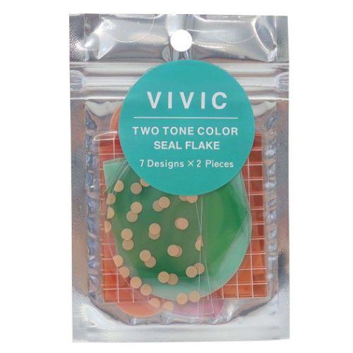 フレークシール VIVIC シールフレーク オレンジxミント カミオジャパン デコレーション :kmo-212829:おもしろマニアックグッズ ...