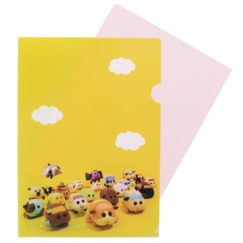 サンスター文具 PUIPUIモルカー グッズ A4 シングル クリアファイル プイプイモルカー キャラクター クリアフォルダー イエロー プレゼント バレンタイン : キャラクターのシネマ ...