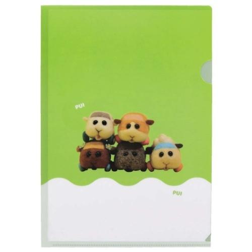 PUIPUIモルカー グッズ A4 シングル クリアファイル キャラクター クリアフォルダー グリーン プイプイモルカー プレゼント バレンタイン :ssb-s2131919:キャラクターの ...