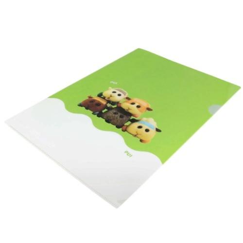 PUIPUIモルカー グッズ A4 シングル クリアファイル キャラクター クリアフォルダー グリーン プイプイモルカー プレゼント バレンタイン :ssb-s2131919:キャラクターの ...