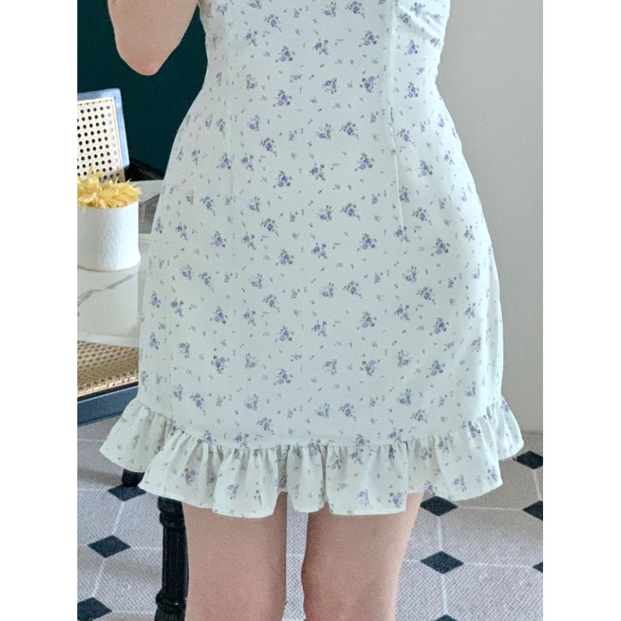 《新作10％OFF 7/17(木) 11:59迄》【全2色】裾フリルキャミソールミニワンピース アイボリー ブラック 【250709op3】( sin )(250709) : CINNAMON ...