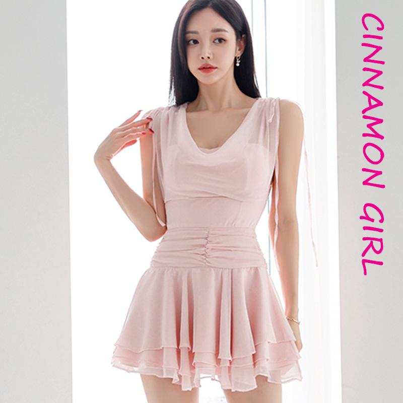 【PREMIUM】【最高級★LUXURY STYLE】【全3色】シャーリングミニワンピース アイボリー ピンク ブラック S/M/L【250728op1】(nani)(250728 ...